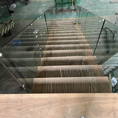 Double railing mono stairs test. | newstarbuilding